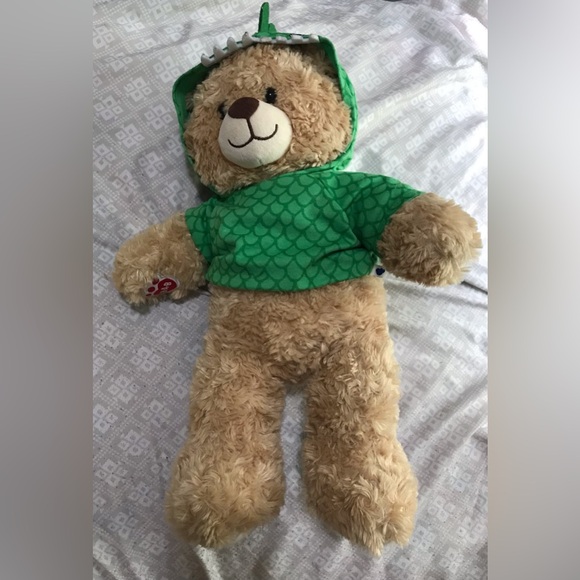 Build-A-Bear | Toys | Build A Bear Teddy Bear 8 Bab Green Dinosaur ...